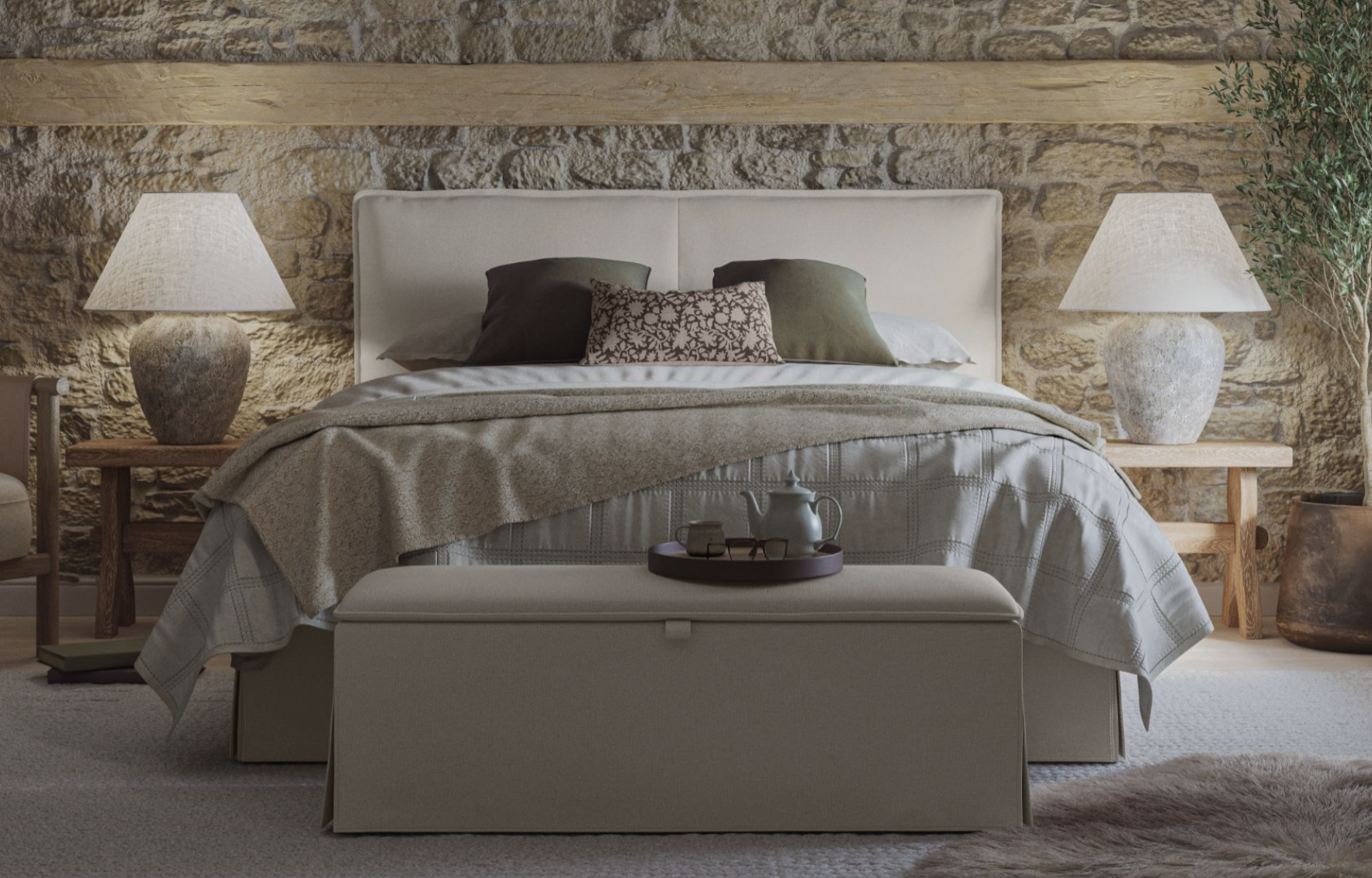 Furniture 123 ottoman bed store